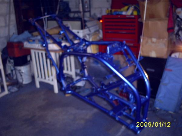 metallic blue frame | Blasterforum.com